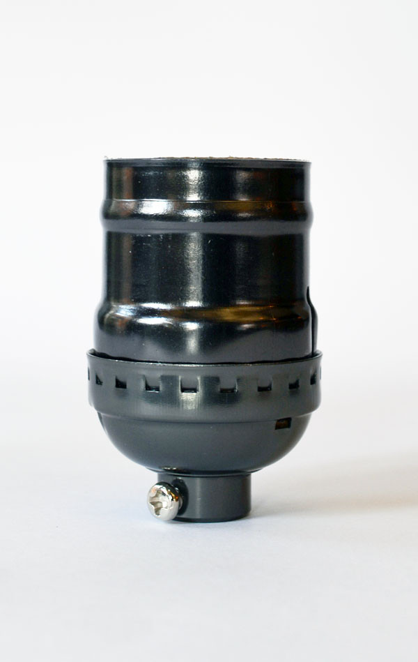 Lamp Socket - Black Pearl