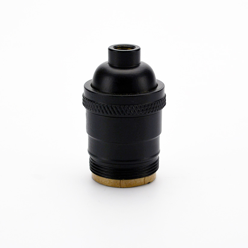 Grounded Keyless Socket - Black