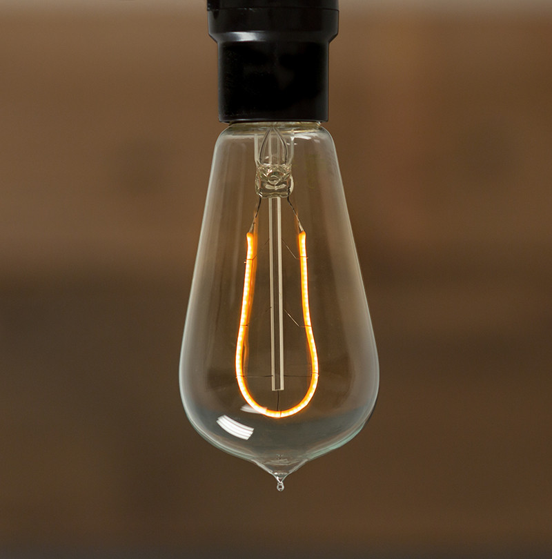 Edison Bulb - 1890 Hairpin Filament Type