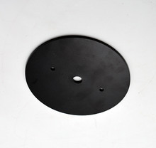 Flat Ceiling Plate - Black