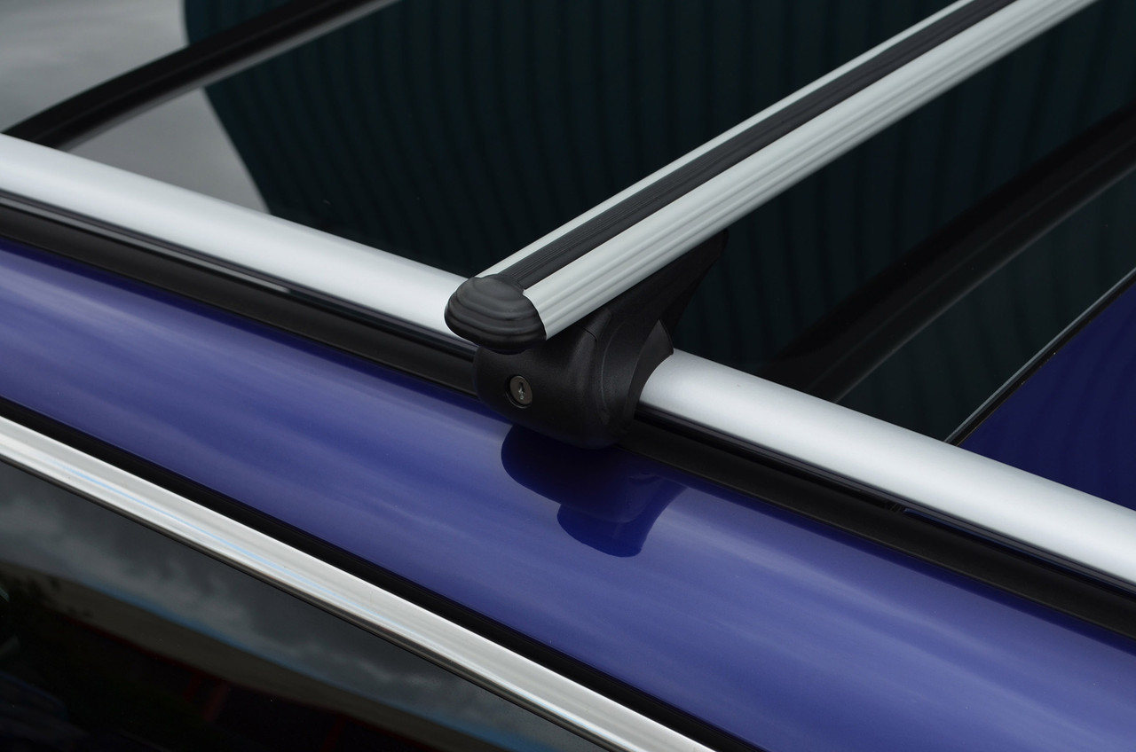 Cross Bars For Roof Rails To Fit Fiat Panda (2003-11) 75KG Lockable ...