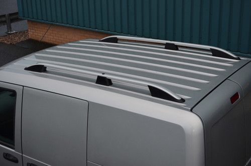 Aluminium Roof Rack Rails Side Bars Set To Fit SWB Ford Transit Connect ...