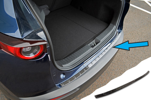 Lux Rear Bumper Protector Guard (Real Carbon Fibre) To Fit Mazda CX-30 ...
