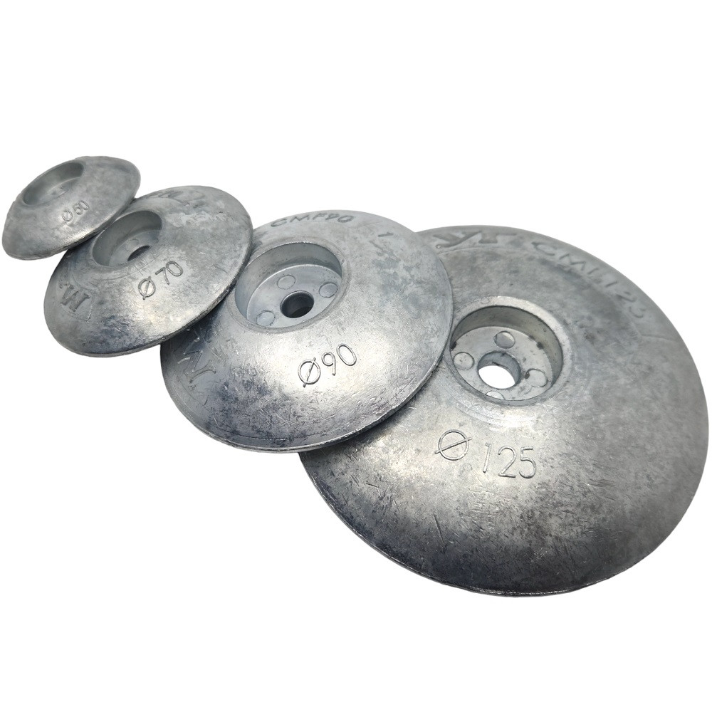 Zinc Rudder Disc Anodes - All Marine Spares Pty Ltd