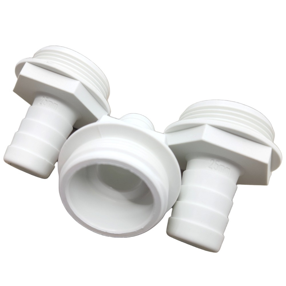Aquavalve Hose Tail 25mm 3 Pack Trudesign - All Marine Spares Pty Ltd