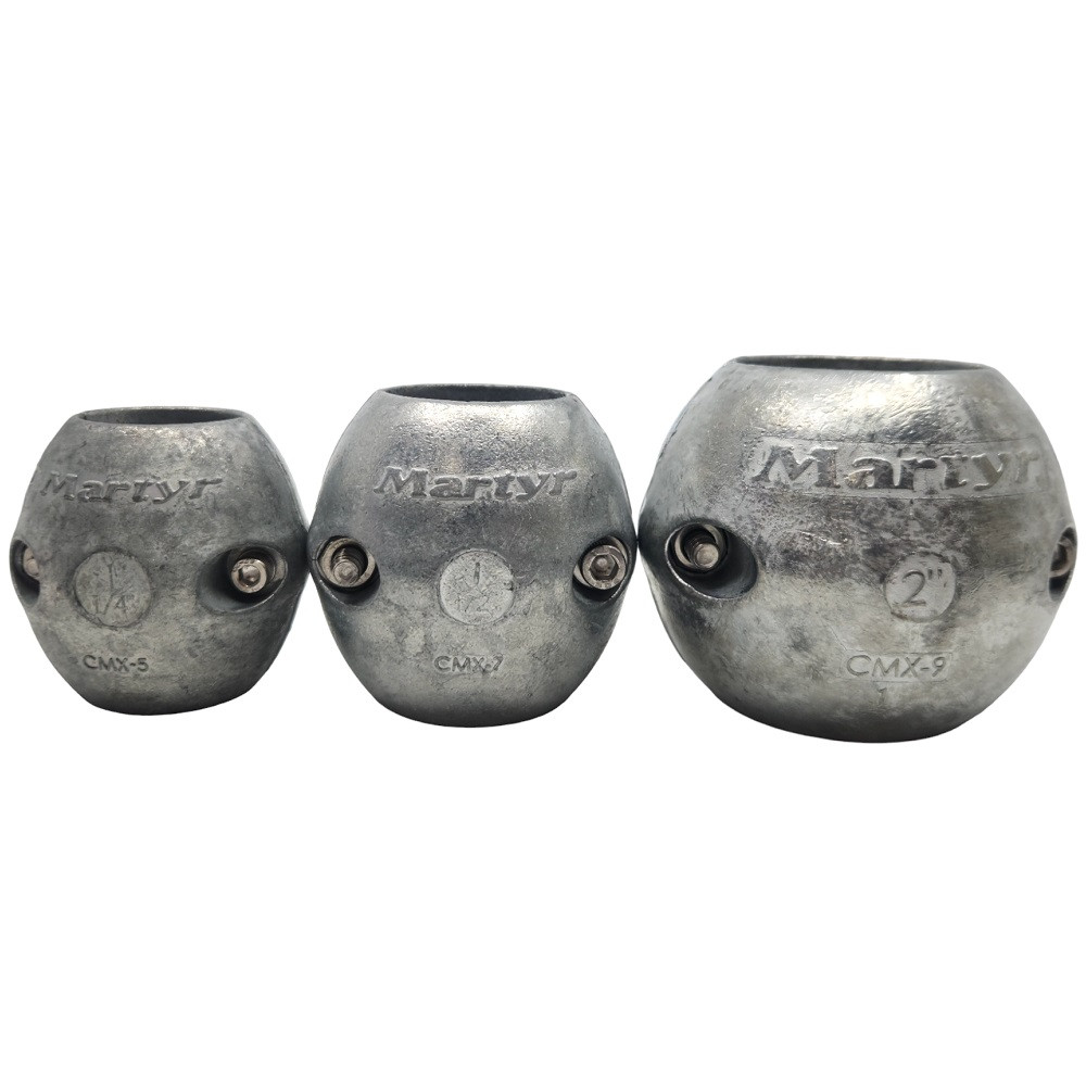 2 Bolt Imperial Zinc Streamlined Shaft Anode - All Marine Spares Pty Ltd