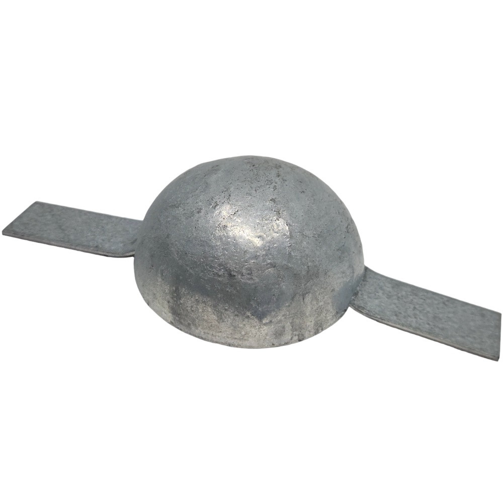 CDZ3-8S - Semi Circle Zinc Strap Anode - All Marine Spares Pty Ltd