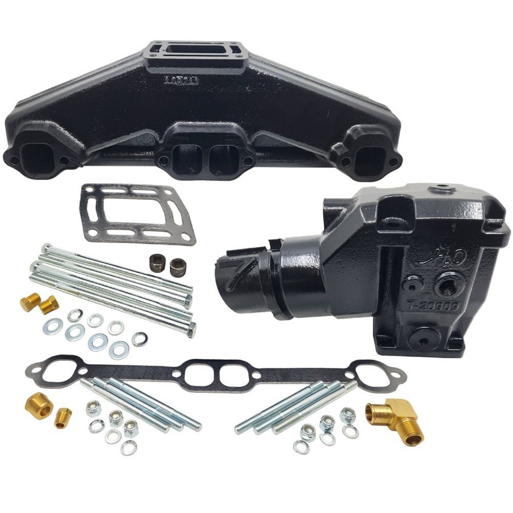 Volvo Penta V8 H2O Exhaust Manifold & Riser Kit