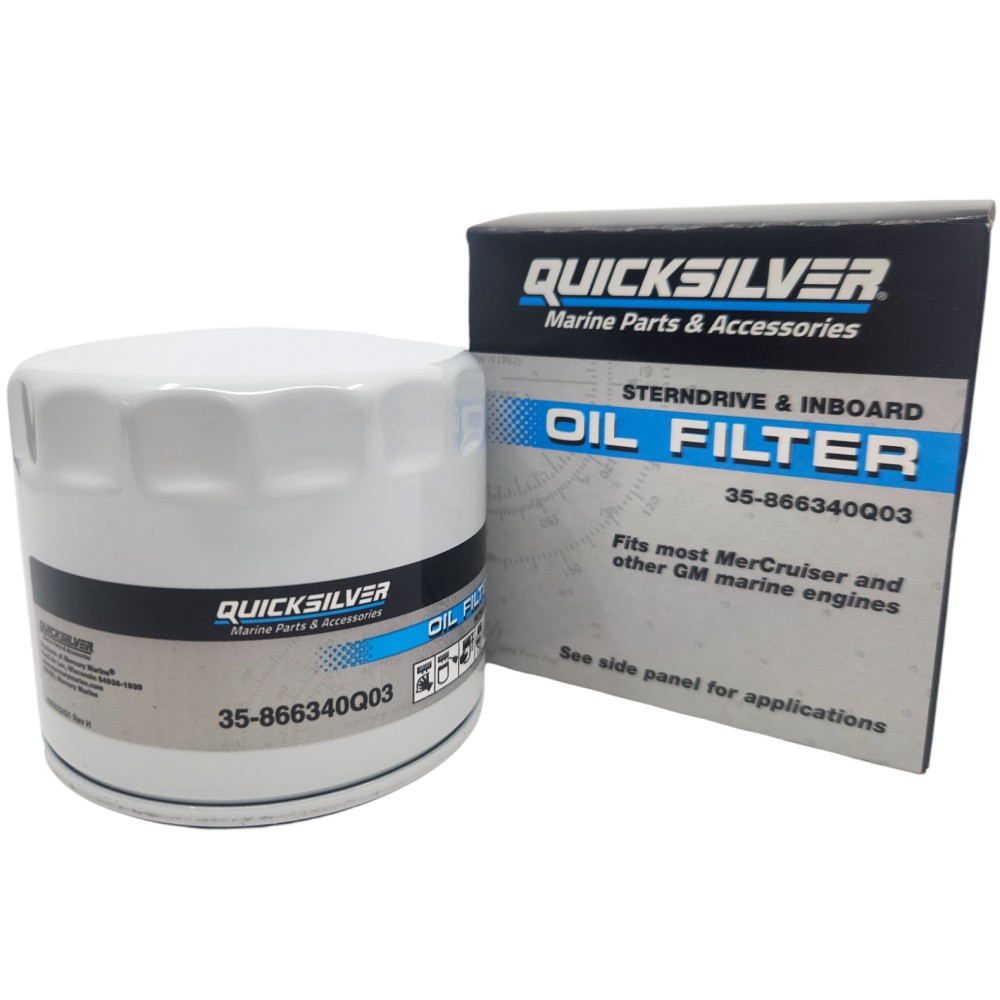 Mercruiser Remote Spin On Oil Filter - 35-866340K01