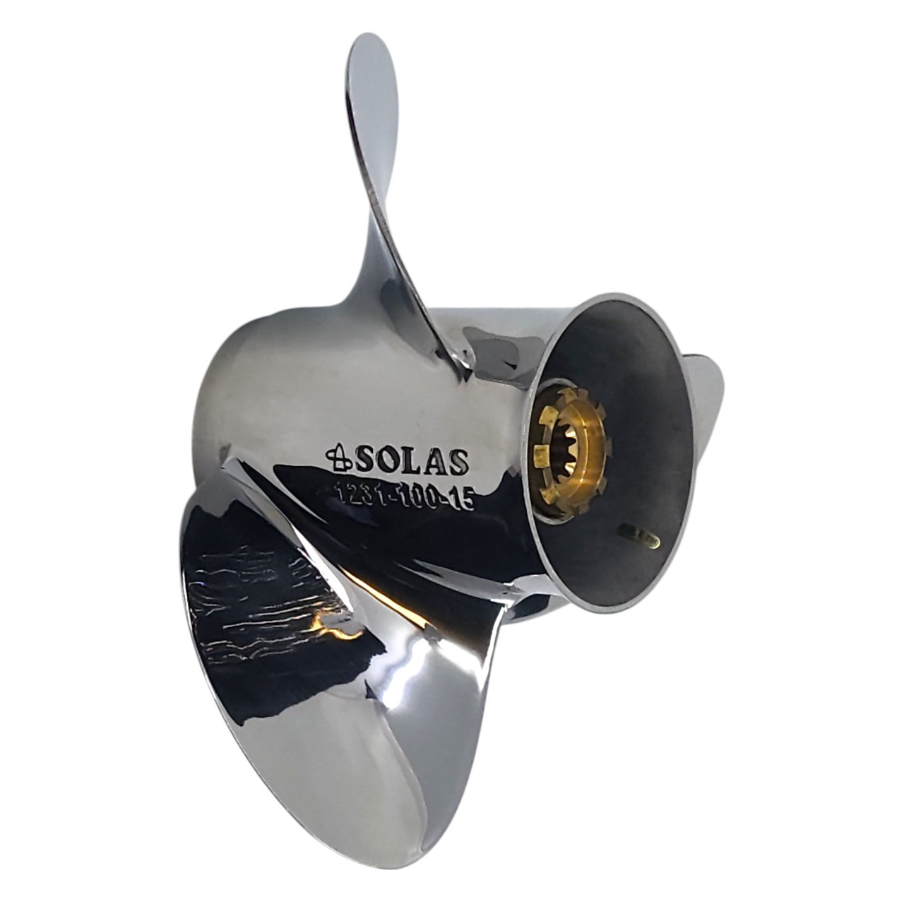 Mercury 25-30HP Stainless Steel Propeller Replacement Solas Saturn (7 Pitch Options) - All ...