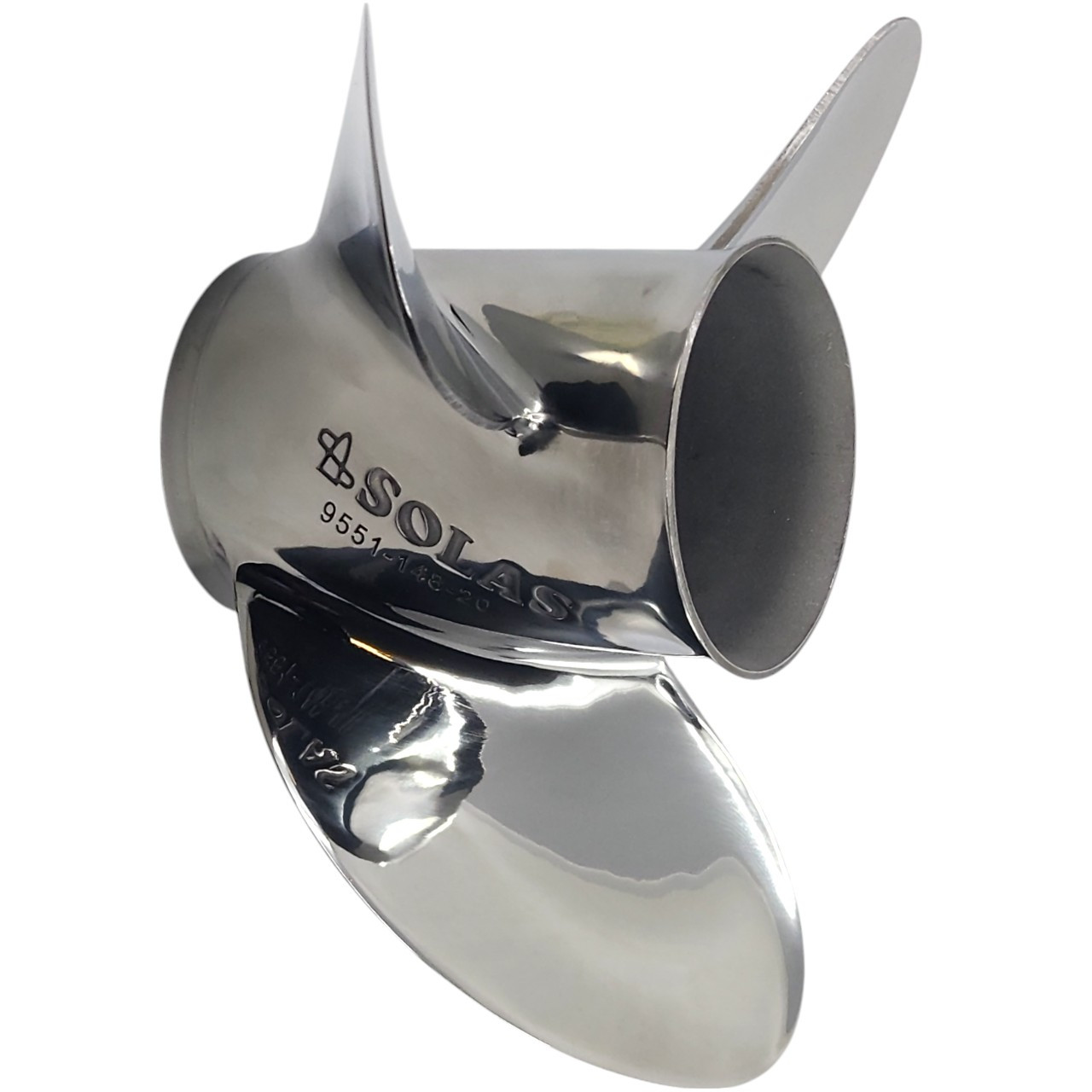 Tohatsu 60-140HP Rubex HR3 Stainless Steel RH Propeller (5 Pitch ...