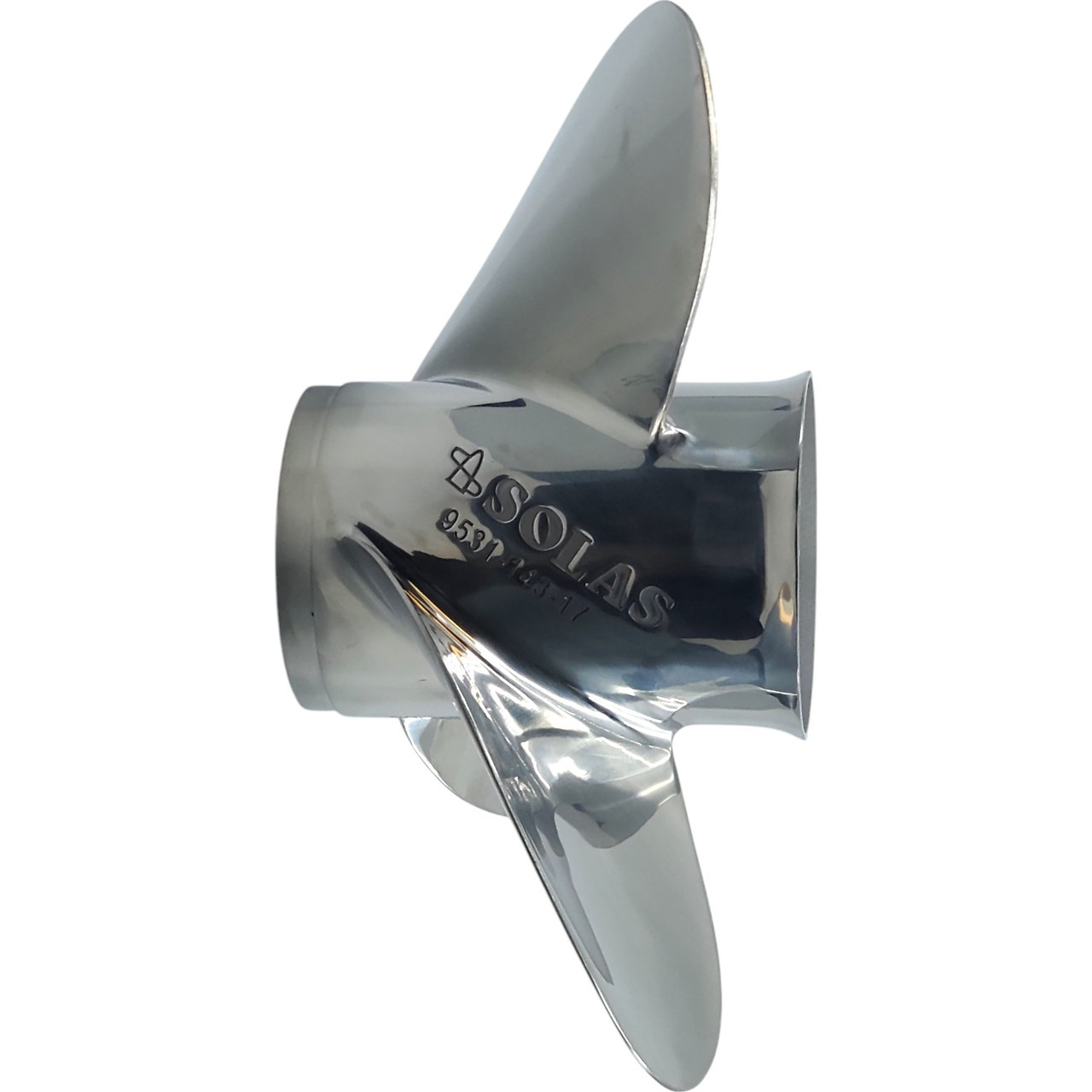 Tohatsu 115-250HP Rubex 3 NS 3 Stainless Steel RH Propeller (5 Pitch ...