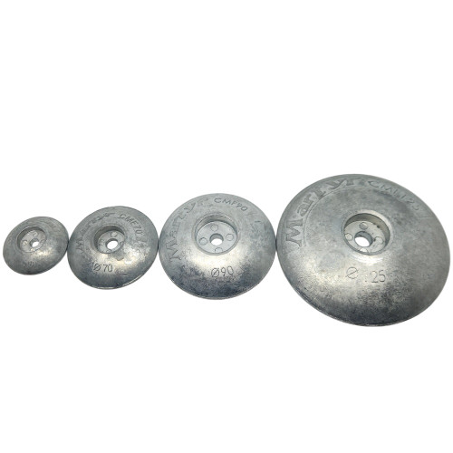 Aluminium Rudder Disc Anodes - All Marine Spares Pty Ltd