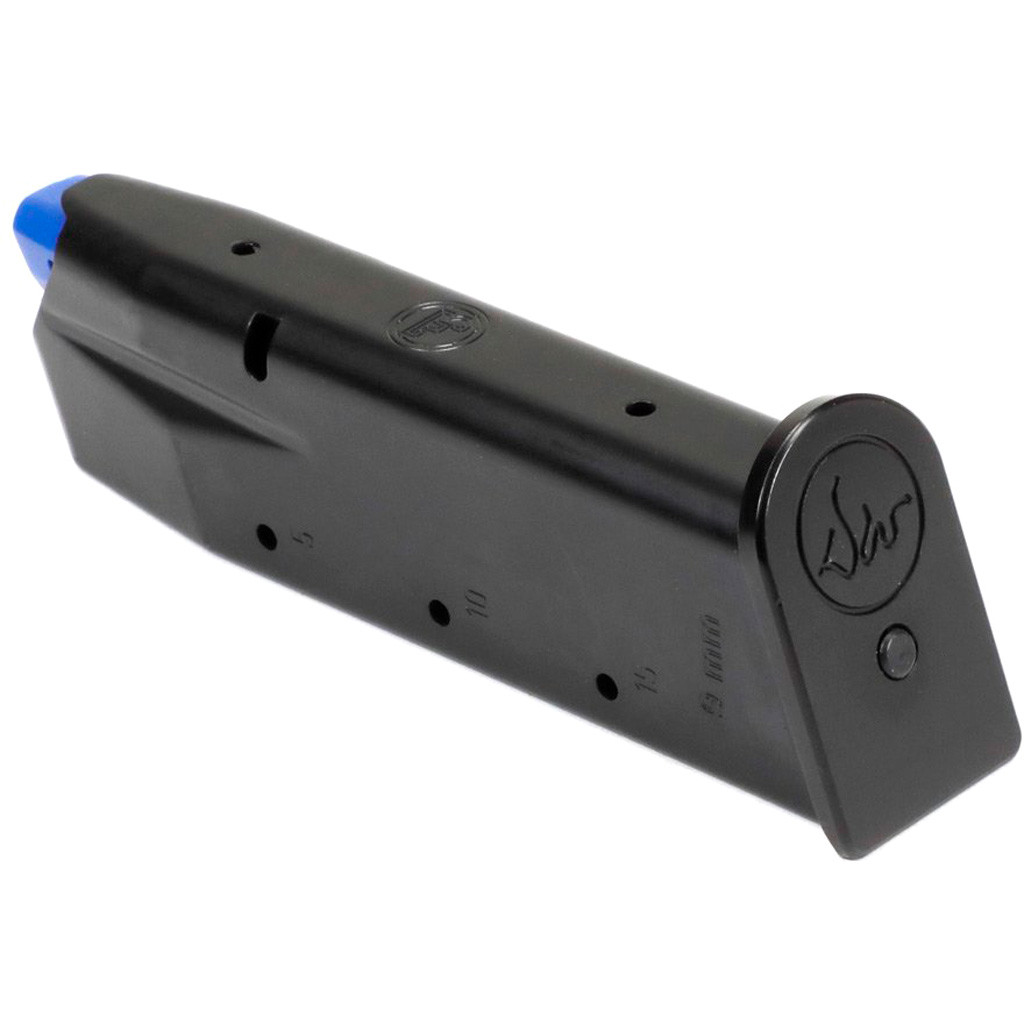 Dan Wesson Pistol Magazine 9mm 15 rd. Black Alum Base Fits DWX/75 ...