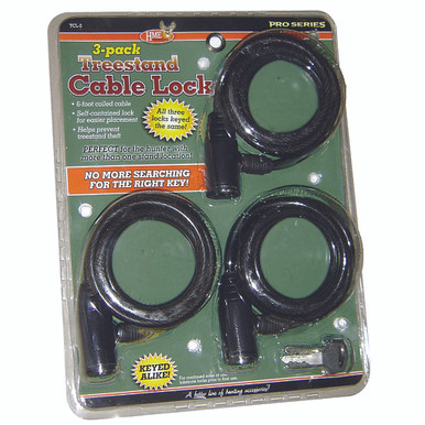 HME Treestand Cable Locks 3 pk. - Freedom Outfitters