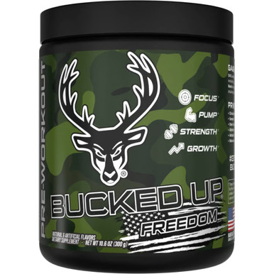 Bucked Up Pre-Workout Freedom Grape 30 Serving Tub - Freedom Outfitters