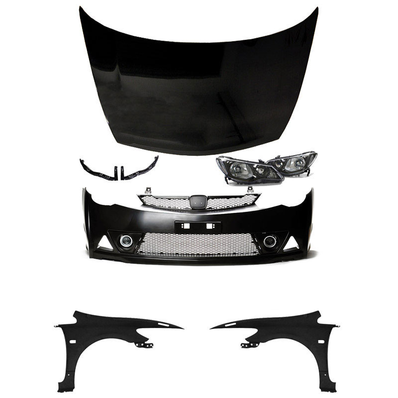 06-11 Honda Civic JDM Type-R Front End Conversion Sedan - HARDmotion ...