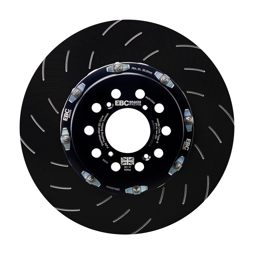 EBC Racing 2017-2021 Honda Civic Type-R 2 Piece SG Racing Front Rotors ...