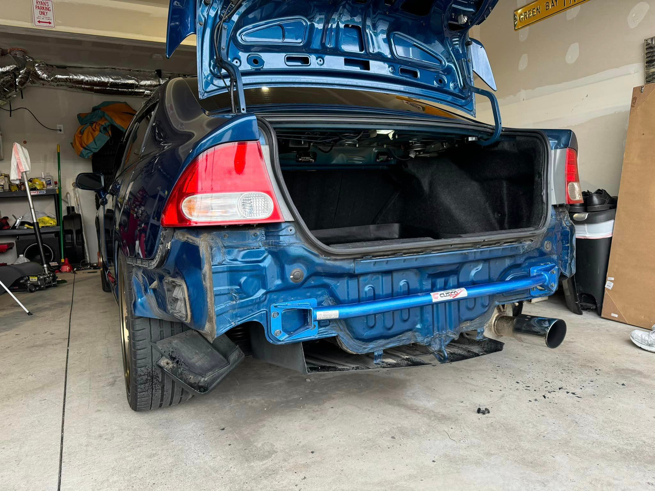 Cusco 06-11 Civic Rear Bumper Brace Rear End - HARDmotion - Honda Acura ...