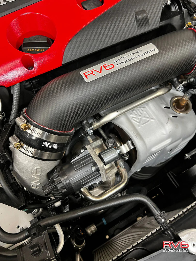 RV6 R660AS AntiSurge / T51R RED Ball Bearing Turbo with CF Inlet pipe ...