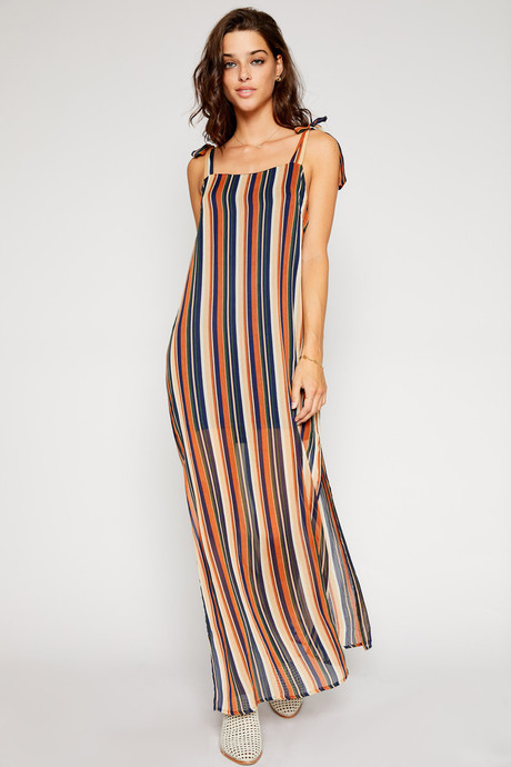 Marisa Color Blocker Maxi Dress - Multi
