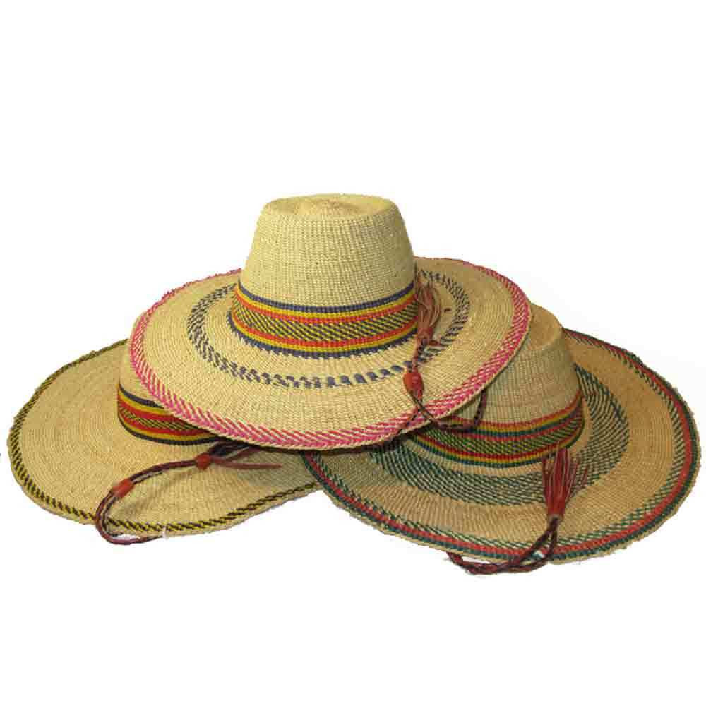 African Straw Hats - African Sun Hats - Tango Zulu