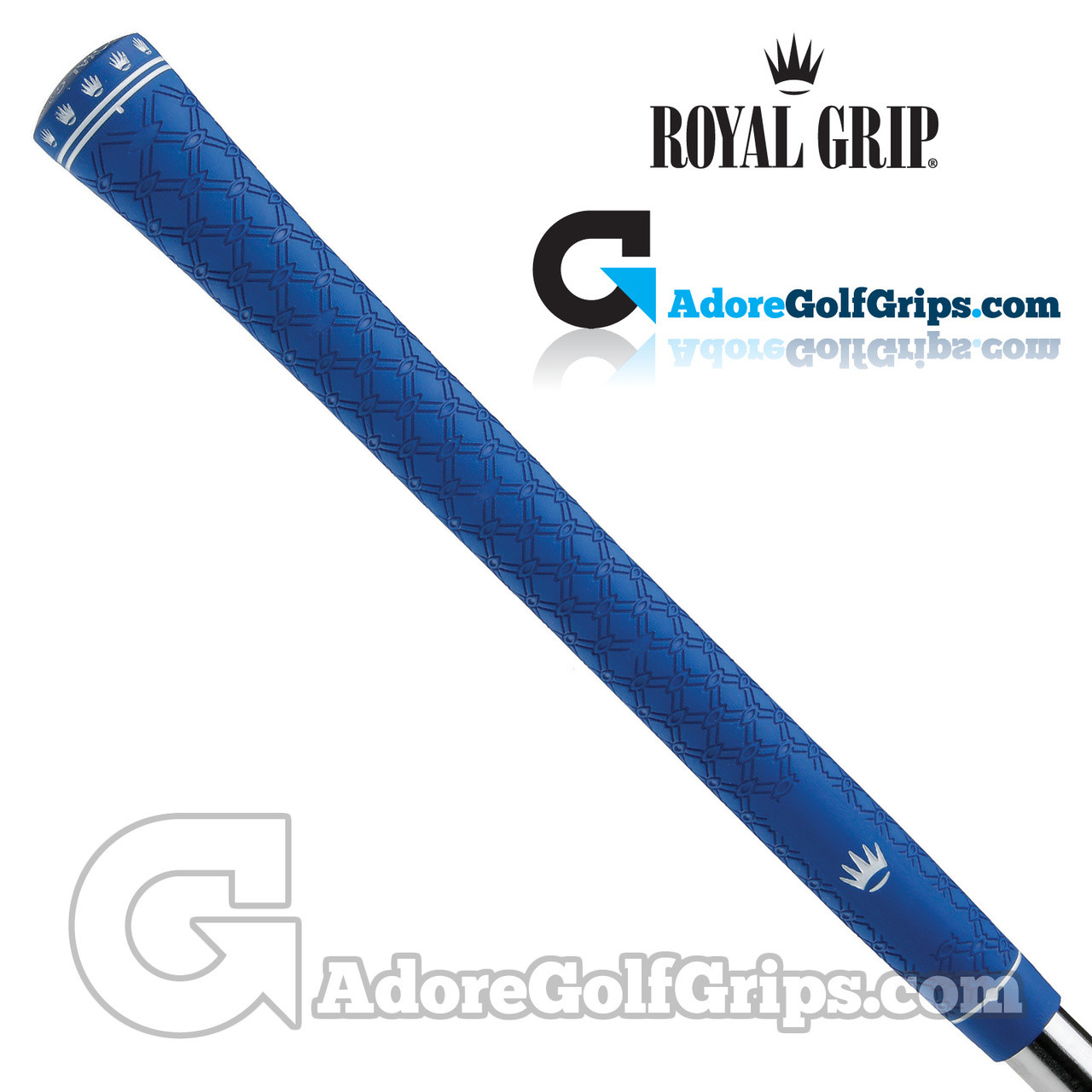 Royal Grip Link Tech Grips - Blue