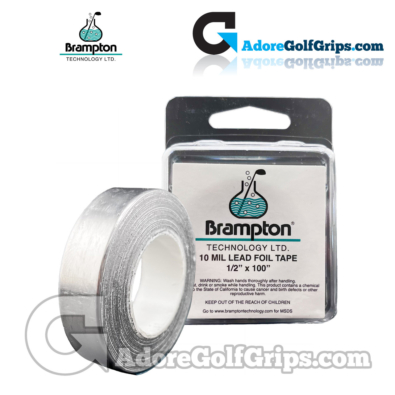 Brampton Premium Lead Weight Tape 1/2" Inch - 2.50 Metre Roll - (0 ...