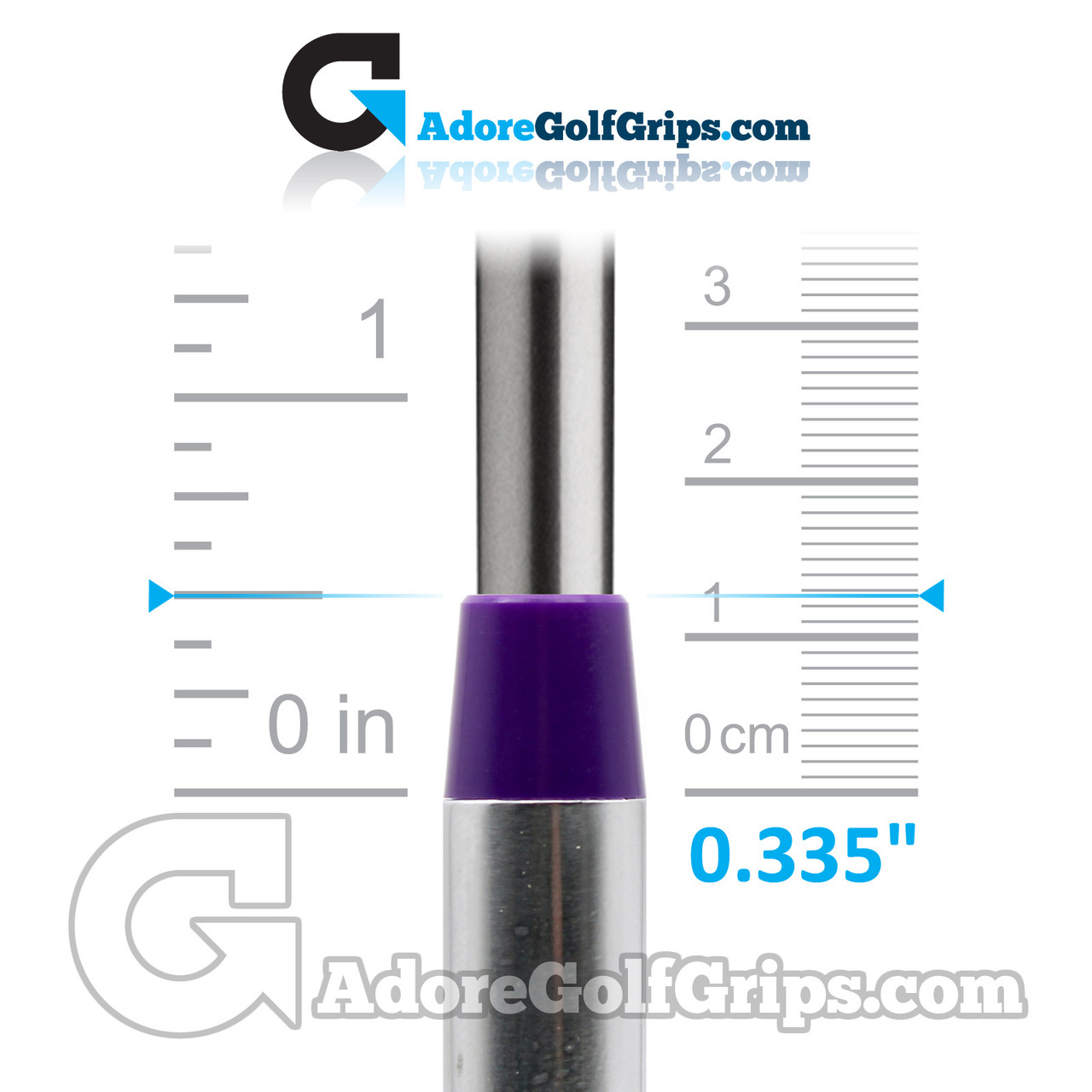 Driver Ferrules 0.335" (12.70mm Length) - Purple (12 Pack)