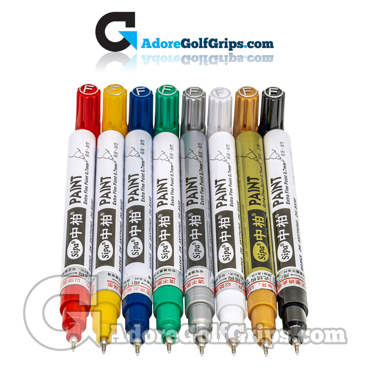 Sipa Golf Club Paint Fill Pen 0.70mm - White
