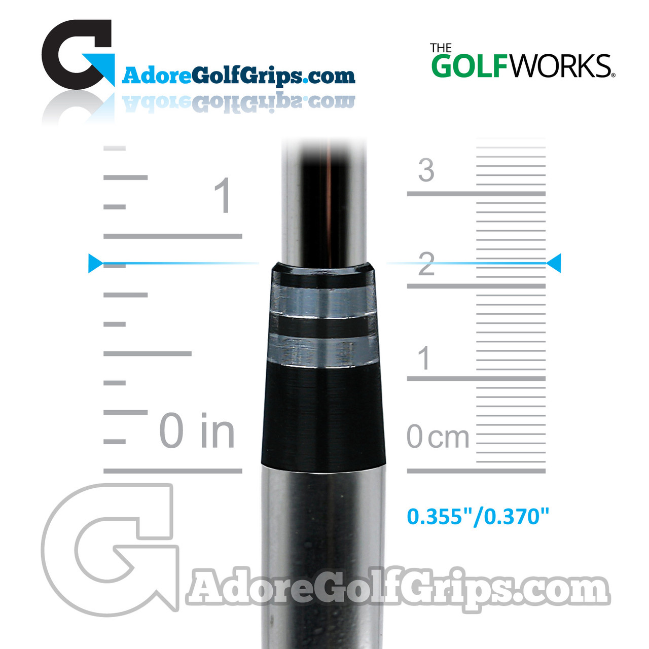 The GolfWorks 4R Designer Iron Ferrules 0.355"-0.370" (22.25mm Length ...