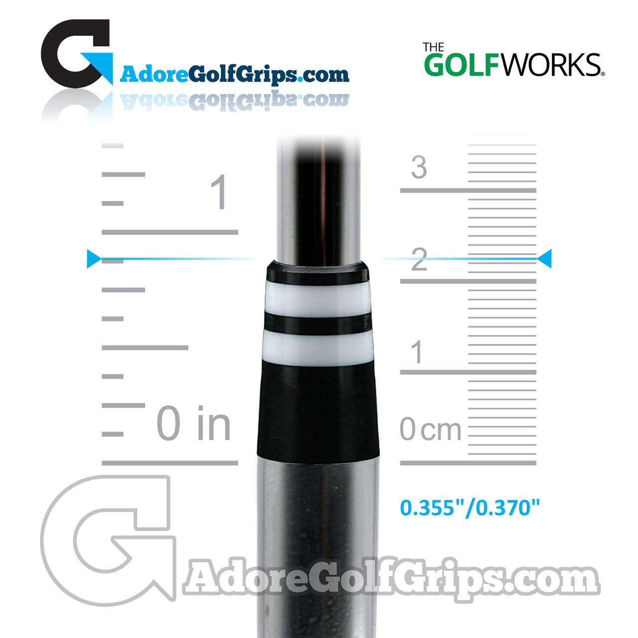 The GolfWorks 4R Designer Iron Ferrules 0.355"-0.370" (22.25mm Length ...