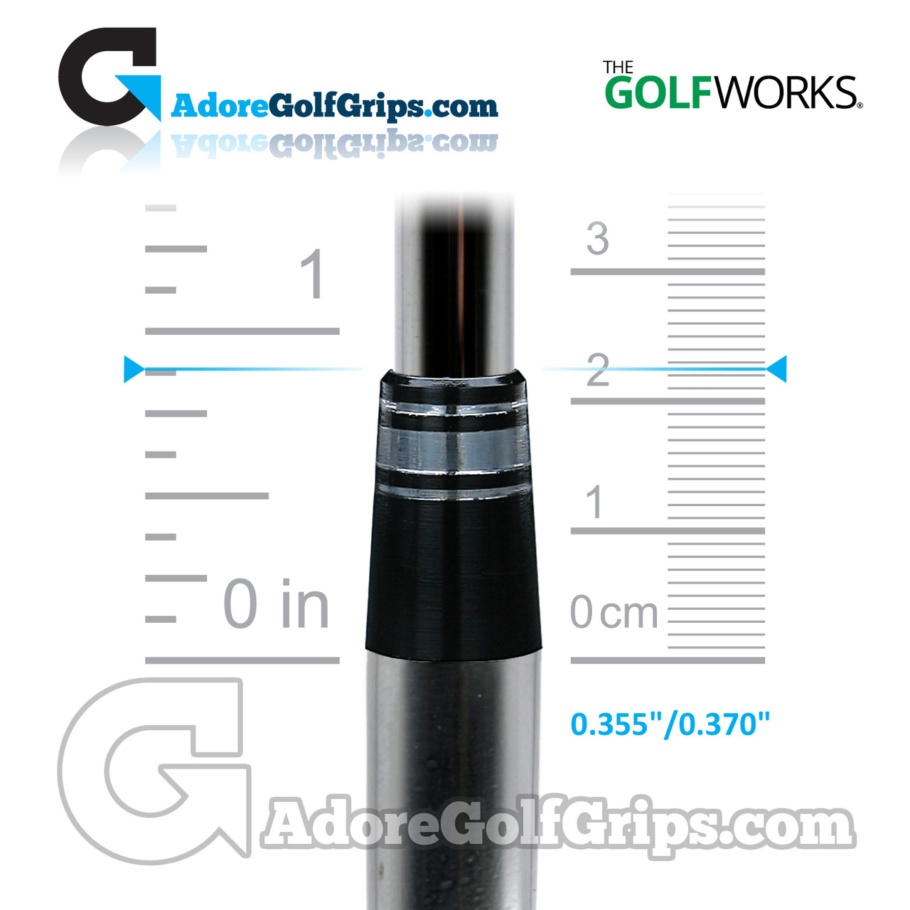 The GolfWorks 6R Designer Iron Ferrules 0.355"-0.370" (22.25mm Length ...