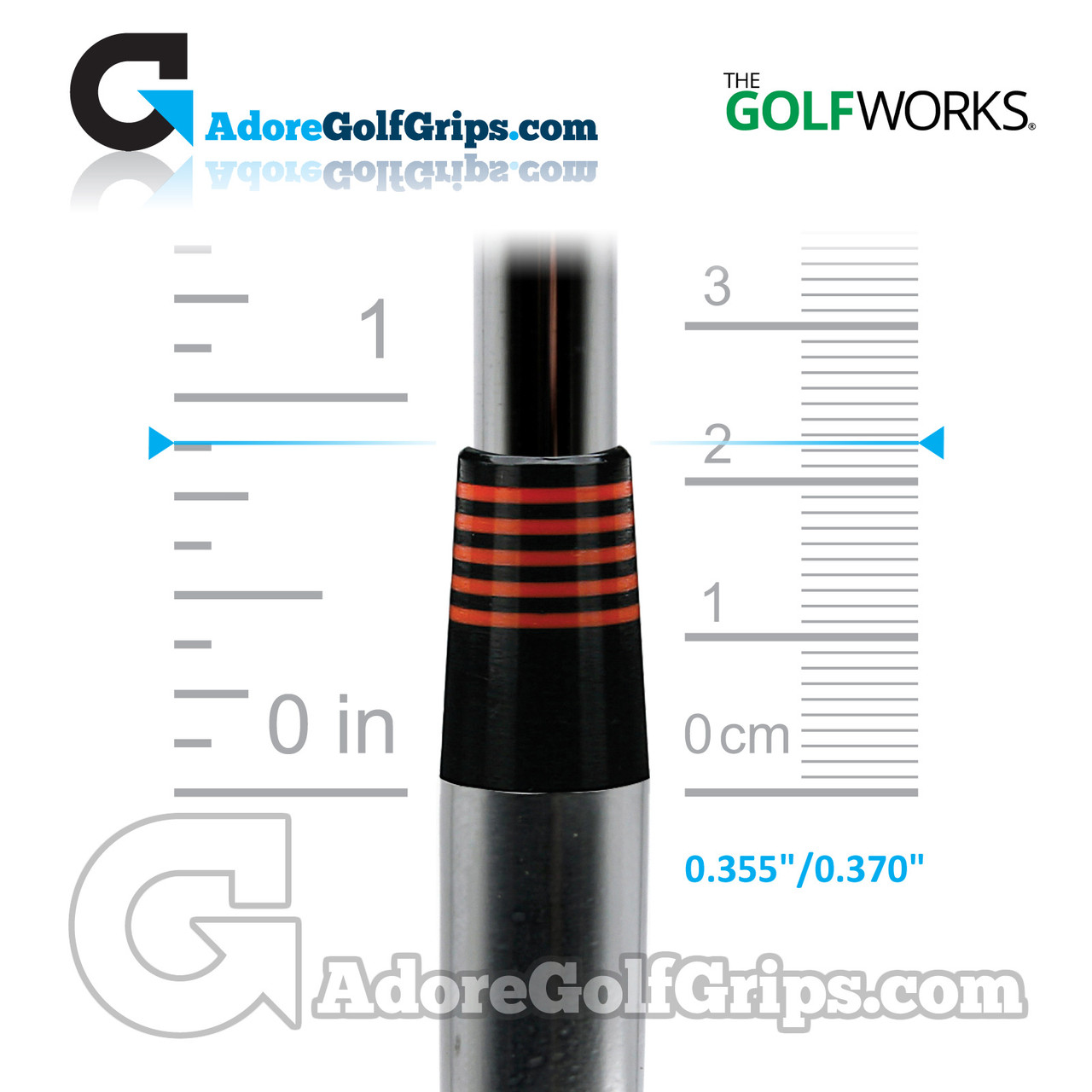 The GolfWorks 10R Designer Iron Ferrules 0.355"-0.370" (22.25mm Length ...
