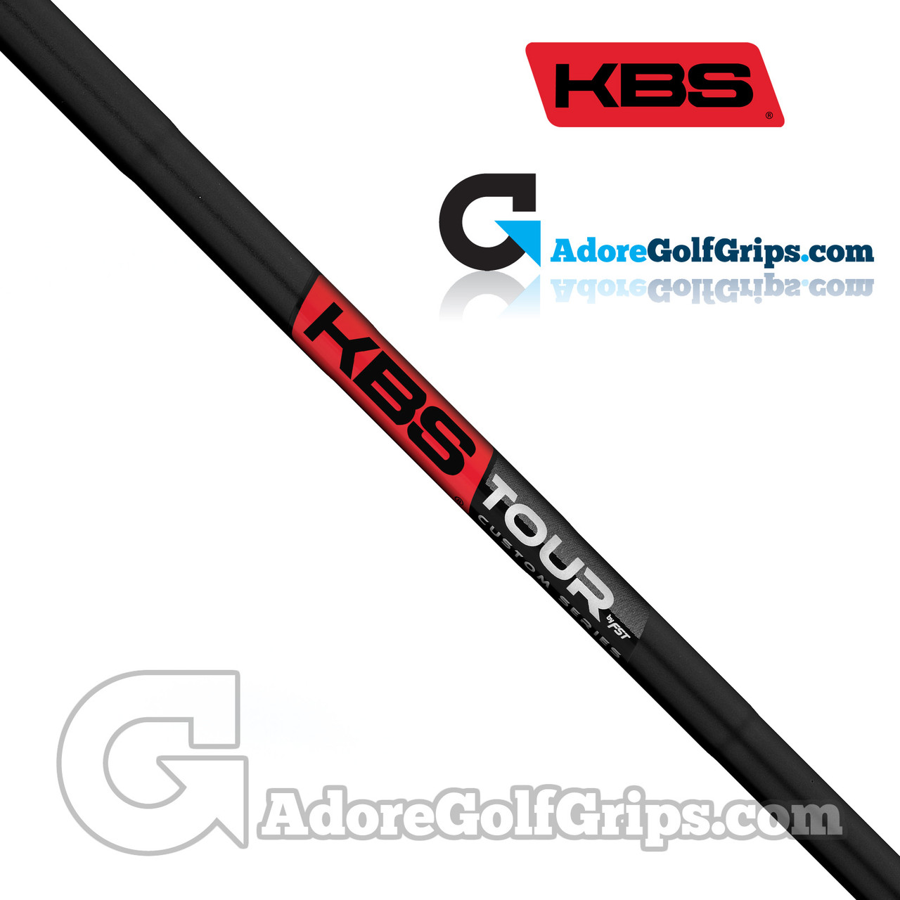KBS Tour Custom Iron Shaft (110g-130g) - 0.355" Taper Tip - Black Pearl ...