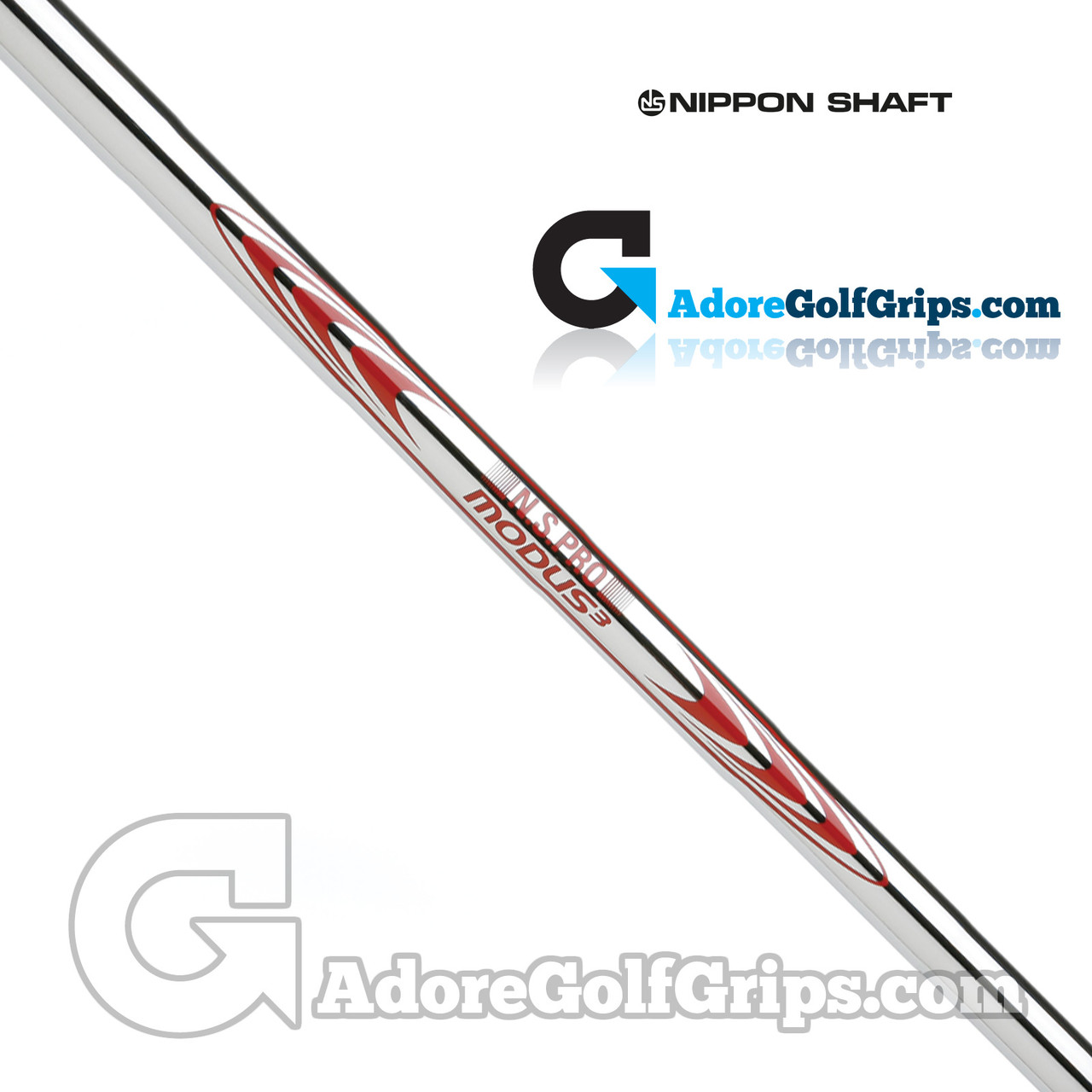 Nippon N.S. Pro Modus 3 Tour 115 Iron Shaft (118g-119g) - 0.355" Taper Tip - Chrome ...