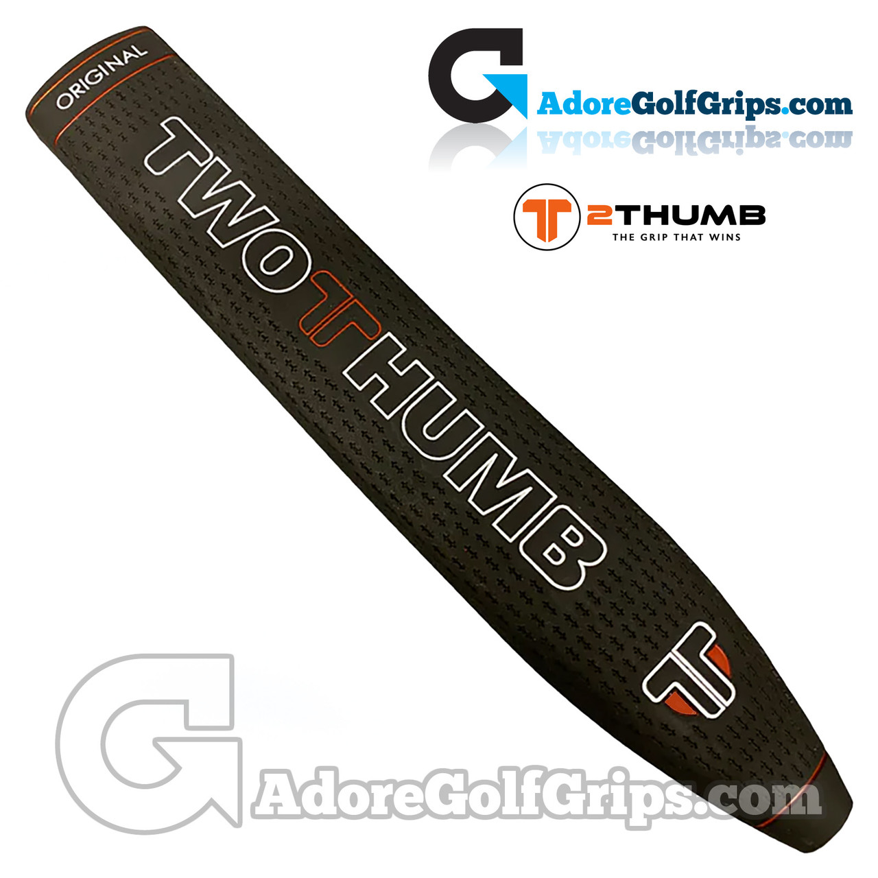 2 Thumb Classic Original Putter Grip - Black
