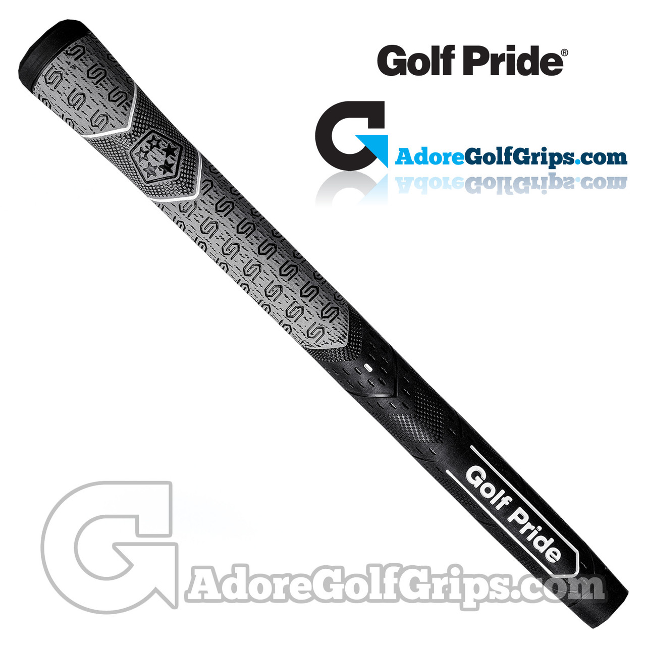 Golf Pride MCC Plus 4 Stephen Curry Limited Edition Grip Kit - Black / Grey