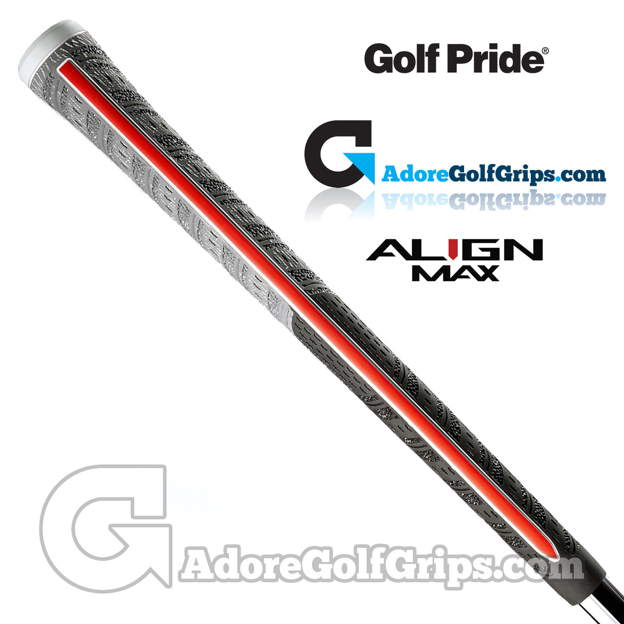 Golf Pride MCC Align Max Standard Grips - Grey / Black / Red