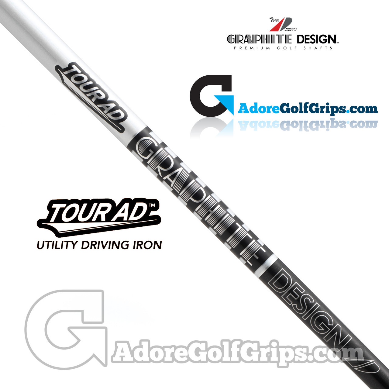 Graphite Design Tour AD-85 Utility Driving Iron Shaft (89g) - 0.355 ...