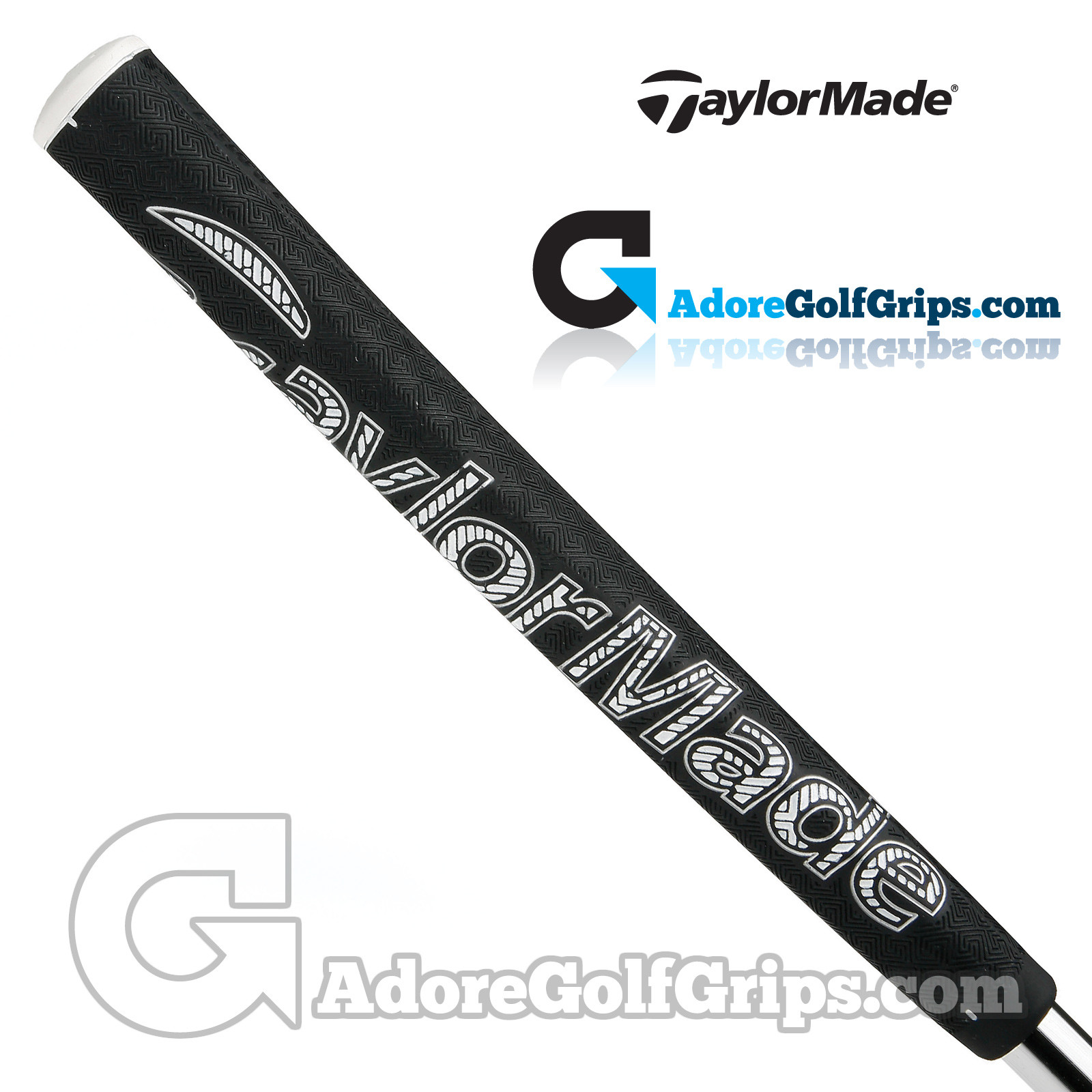 TaylorMade Sink Fit Skinny Pistol Rubber Putter Grip By Lamkin - Black ...