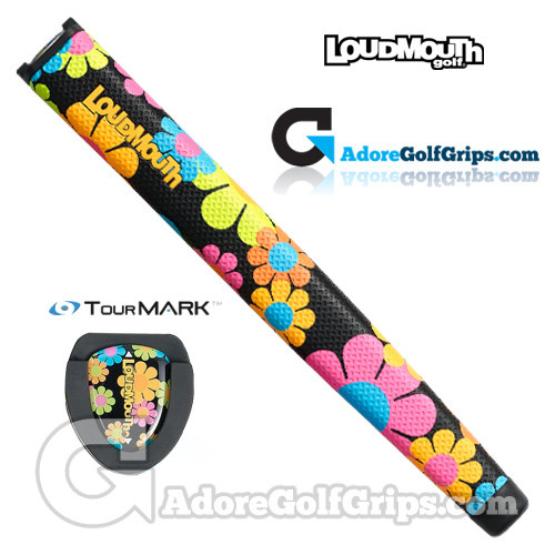 TourMARK Loudmouth Magic Bus Jumbo Pistol Putter Grip - Black / Orange ...