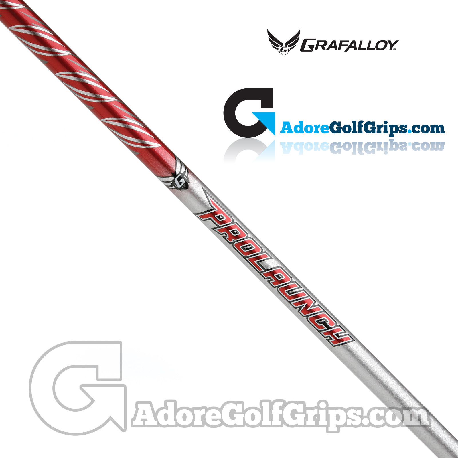 Grafalloy ProLaunch Red 65 Wood Shaft (62g-66g) - 0.335" Tip - Red / Silver