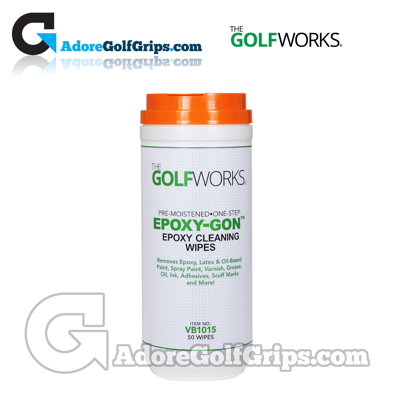 The GolfWorks Epoxy-Gon Epoxy Cleaning Wipes - (50 Pack)