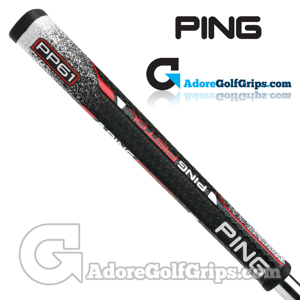 Ping PP61 Midsize Pistol Putter Grip - Black / Red / White