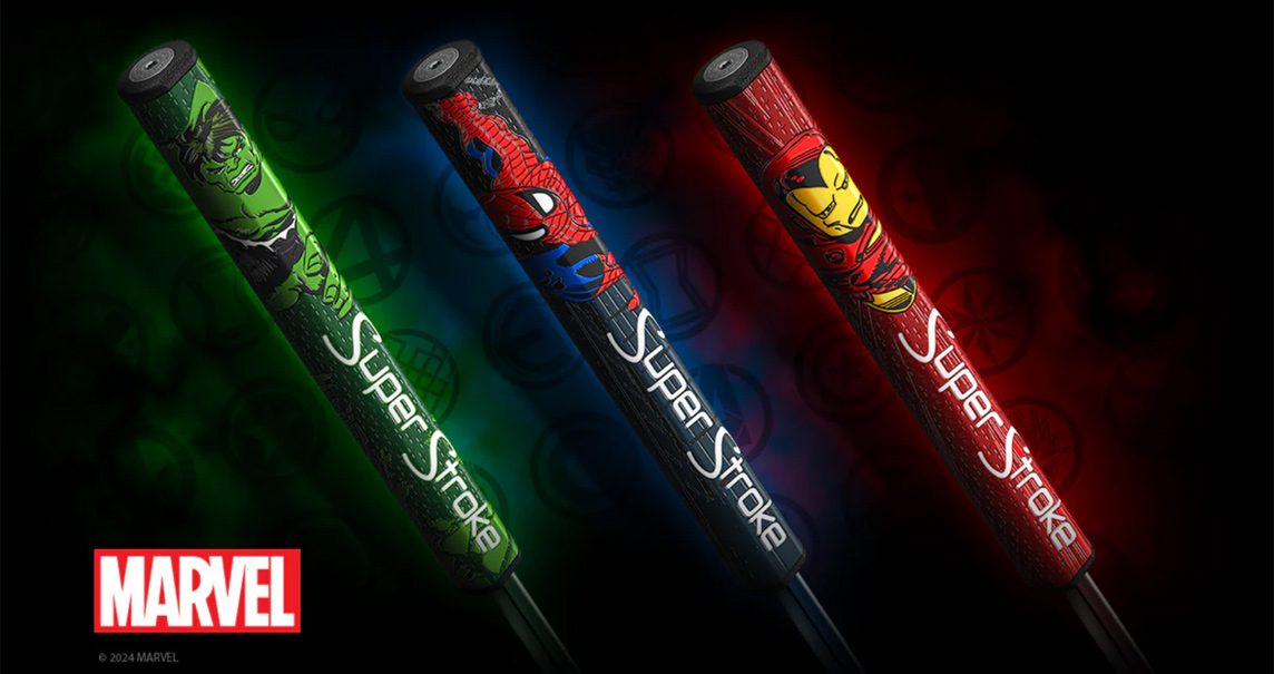 SuperStroke Release Marvel Super Hero Putter Grip Collection ...