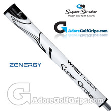 SuperStroke ZENERGY WristLock Tech-Port Putter Grip - White / Black
