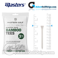 Masters Golf White Bamboo Tees - Bumper Pack - 3 1/4 Inch (83mm ...