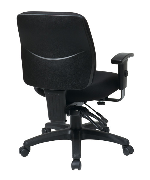 Office Star Mid Back Dual Function Ergonomic Chair with Ratchet Back ...