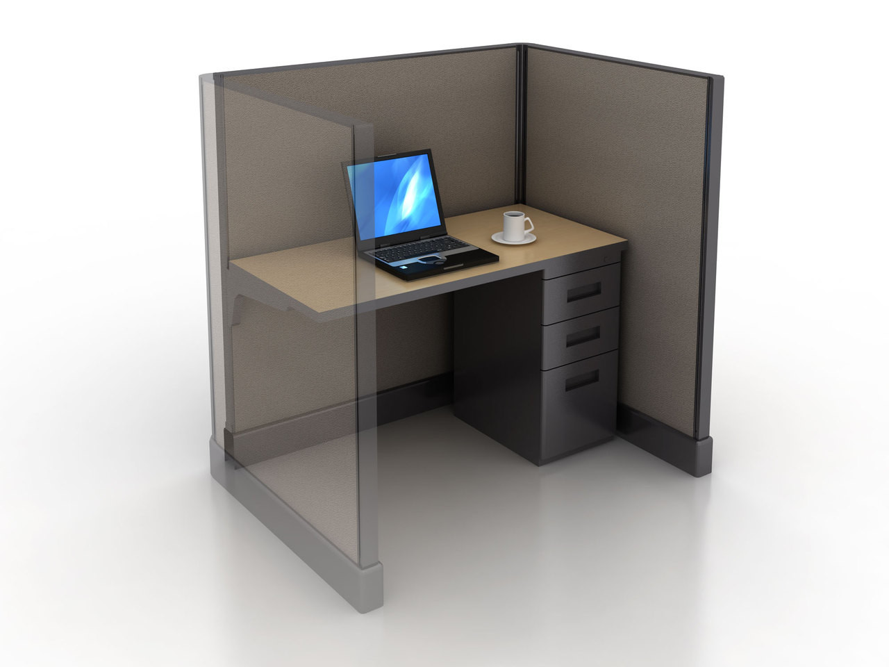 Friant System 2 Call Center Stations - 48"Wide X 36"Deep X 53"High ...